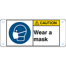 ISO Safety Sign - Wear a mask | Brady | Brady.eu