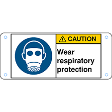 ISO Safety Sign - Wear respiratory protection | Brady | Brady.eu