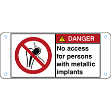 Brady Part: 302792 | ISO Safety Sign - No access for persons with ...