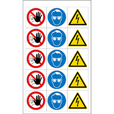 Mini Signs Combination - Brady Part: 801579 | Brady | Brady.eu