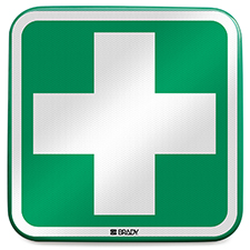 ISO Safety Sign - First aid - Brady Part: 306570 | Brady | Brady.eu