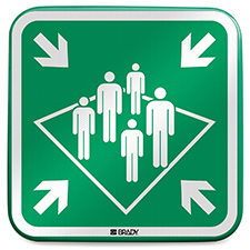 ISO Safety Sign - Shipboard assembly station - Brady Part: 306597 ...