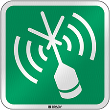 ISO-veiligheidspictogram - EPIRB - Brady Part: 303810 | Brady | Brady.nl