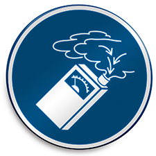 ISO Safety Sign - Use gas detector - Brady Part: 305910 | Brady ...