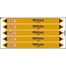 Marqueurs individuels sur carte avec flèches prédécoupées, avec ...