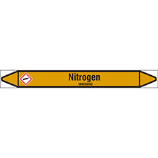 Nitrogen Linerless Pipe Markers on a Roll | Brady | Brady.eu