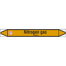 Nitrogen Gas Linerless Pipe Markers on a Roll | Brady | Brady.eu
