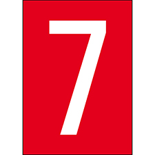 Brady Part: 911139 | A4 Number and Letter Labels | www.brady.eu