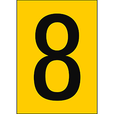 Brady Part: 911060 | A4 Number and Letter Labels | www.brady.eu