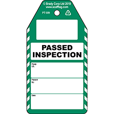 Passed Inspection tag - Brady Part: PROC-GB-PT 009-50 | Brady | BradyID.com