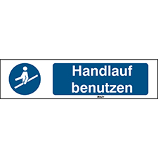 ISO-Sicherheitsschild - Handlauf benutzen - Brady Part: 819693 | Brady ...