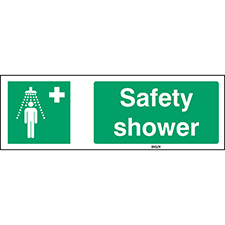 ISO Safety Sign - Safety shower - Brady Part: 815788 | Brady | Brady.eu