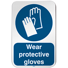 ISO Safety Sign - Wear protective gloves - Brady Part: 305560 | Brady ...