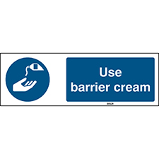 Brady Part: 199690 | ISO Safety Sign - Use barrier cream | Brady.co.uk