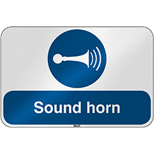 Brady Part: 303946 | ISO Safety Sign - Sound horn | www.brady.eu