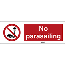 ISO Safety Sign - No parasailing - Brady Part: 300101 | Brady | Brady.eu