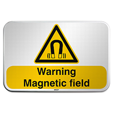Brady Part: 306015 | ISO Safety Sign - Warning, Magnetic field | www ...