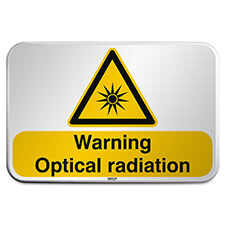 Brady Part: 306204 | ISO Safety Sign - Warning, Optical radiation ...