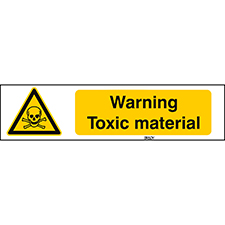 ISO 7010 Sign - Warning; Toxic material | Brady | BradyID.com