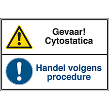 Pictogram voor identificatie van gevaarlijke stoffen - Gevaar ...
