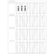 Brady Part: 198736 | Rigid DuraSleeve Wire Marking labels for Thermal ...