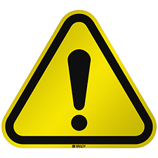 Brady Part: 304310 | ISO Safety Sign - General Warning, sign | www.brady.eu