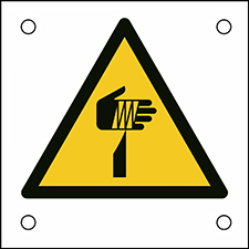 Brady Part: 302731 | ISO Safety Sign - Warning, Sharp elements | www ...