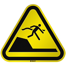 Brady Part: 304745 | ISO Safety Sign - Warning, Sudden drop in swimming ...