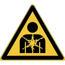 ISO Safety Sign - Warning: Substance or mixture presenting a health ...