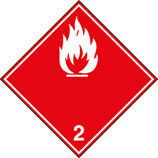 Transport Sign - ADR 2.1b - Flammable Gas | Brady | Brady.eu