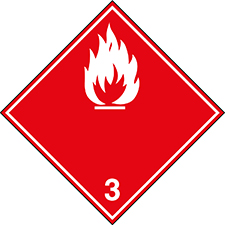 Transport Sign - ADR 3b - Flammable Liquid | Brady | Brady.eu