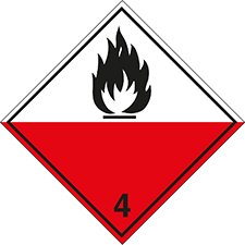 Transport Sign - ADR 4.2 - Spontaneous Ignition | Brady | Brady.eu