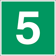 Evacuation signboard – Level 5 - Brady Part: 252453 | Brady | BradyID.com