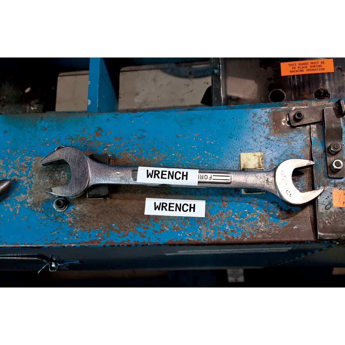 Repositionable Multi-Purpose Vinyl Label Tape for BMP71 - 0.5", White ...