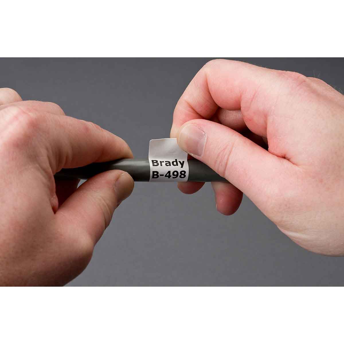 1" Core Continuous Repositionable Vinyl Cloth Labels - Brady Part: THT ...
