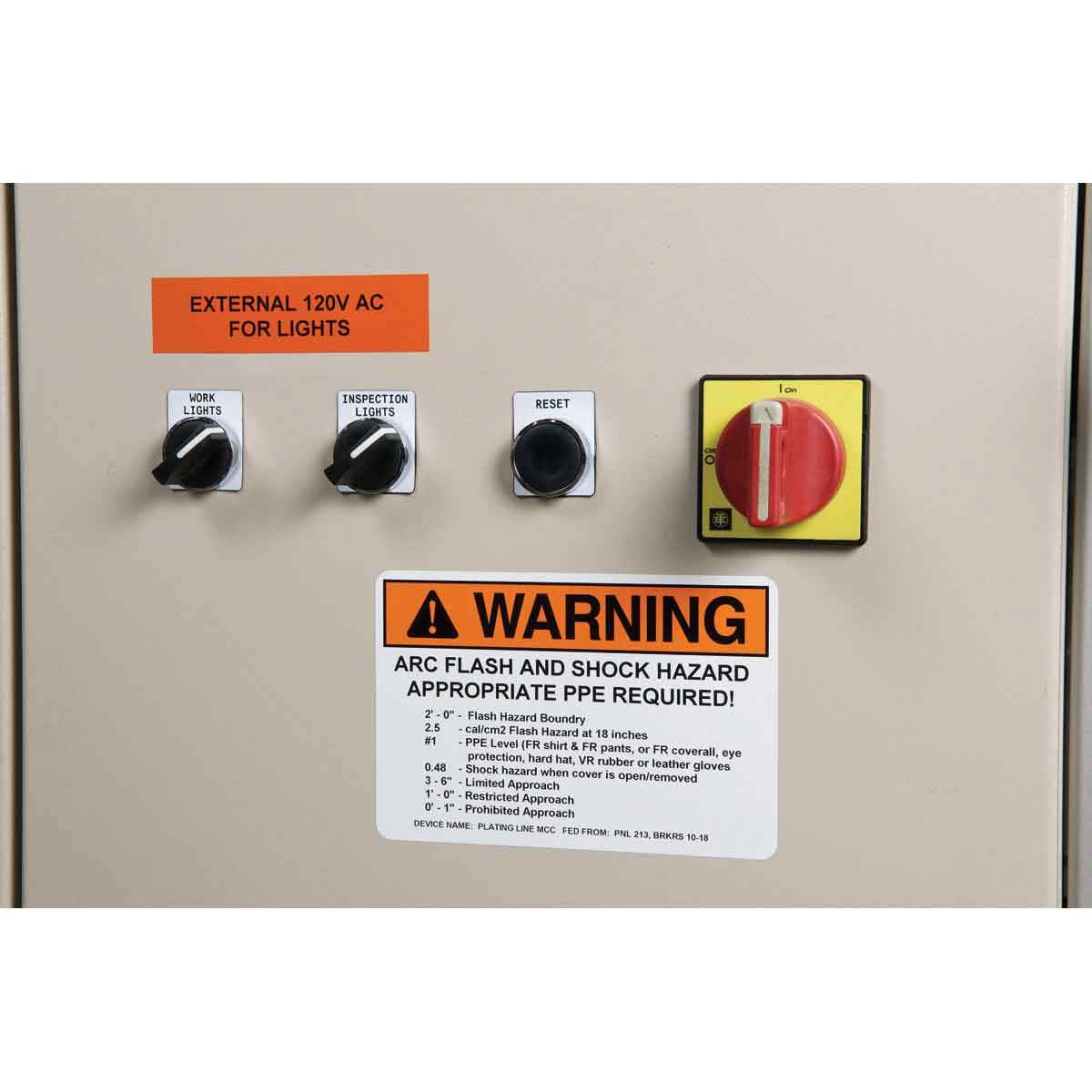 ToughWash Metal Detectable Washdown Resistant Labels, ANSI WARNING ...