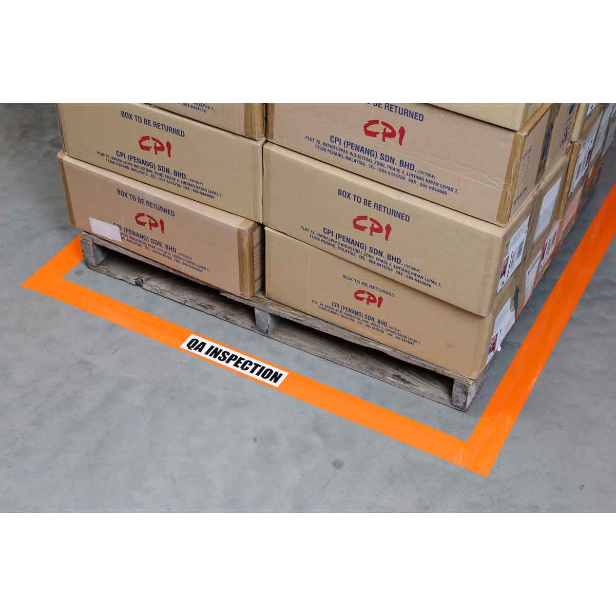 Warning Stripe and Check Tape - Brady Part: 58257 | BradyID.com.sg