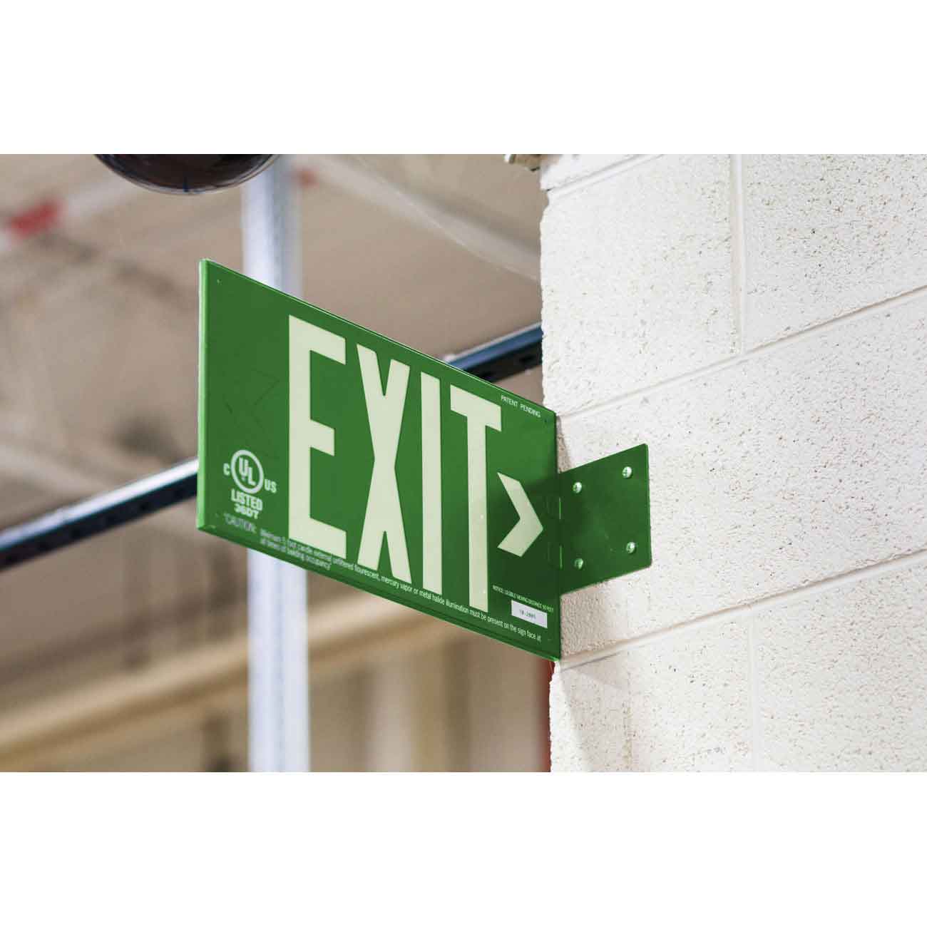 BradyGlo Exit Sign - Double Bracket - Brady Part: 145494 | Brady ...