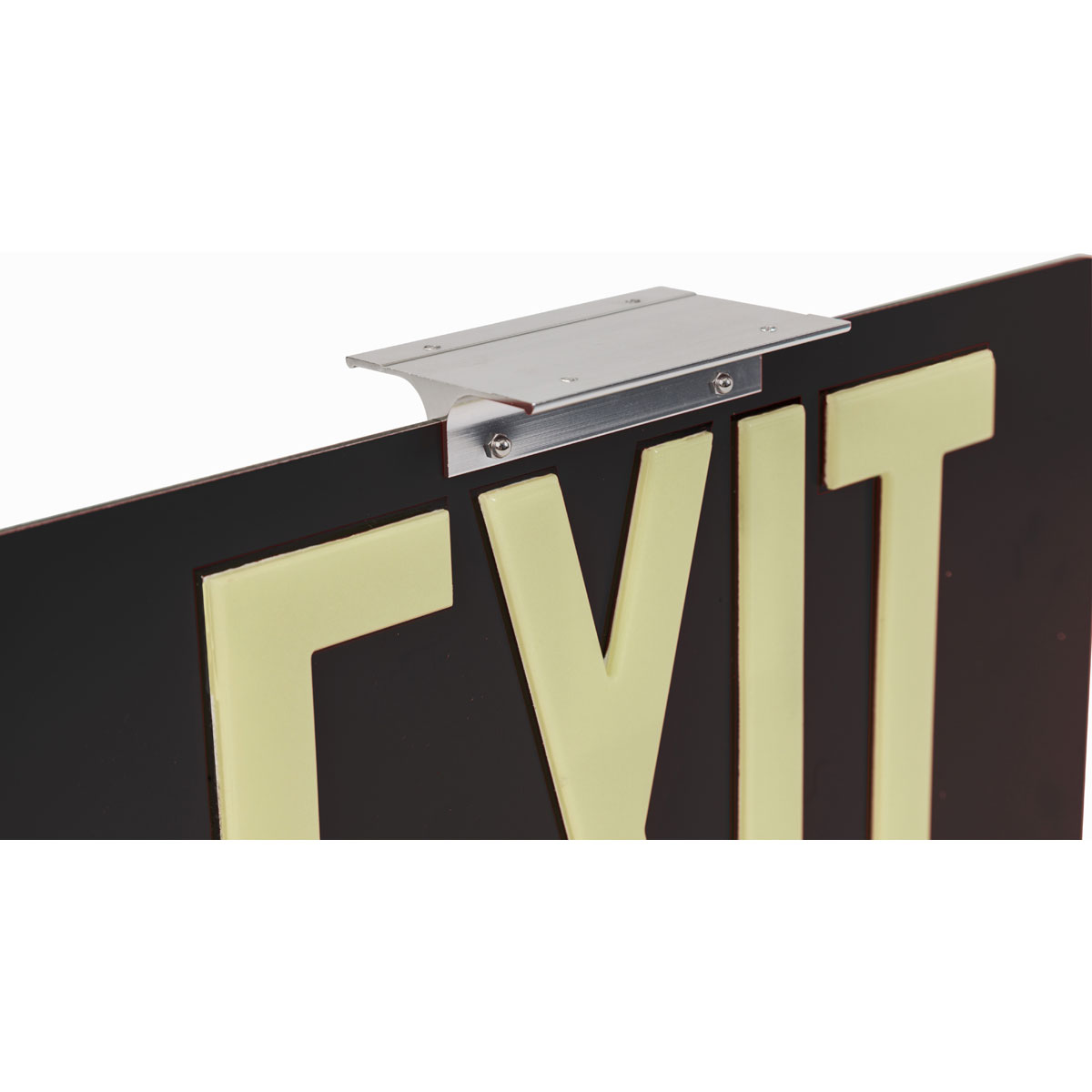 BradyGlo Exit Sign - Single Bracket - Brady Part: 145502 | Brady ...