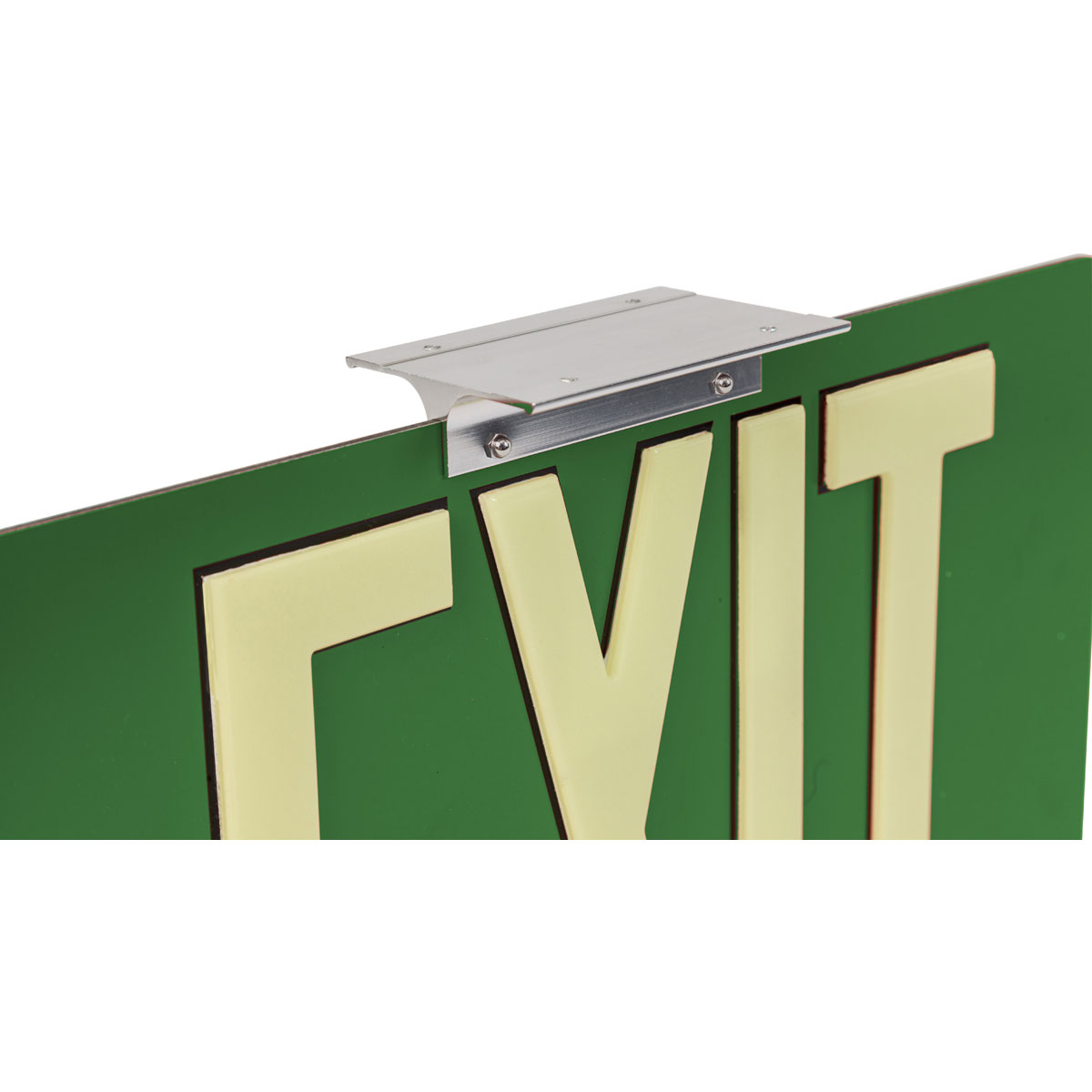 BradyGlo Exit Sign - Single Bracket - Brady Part: 145509 | Brady ...