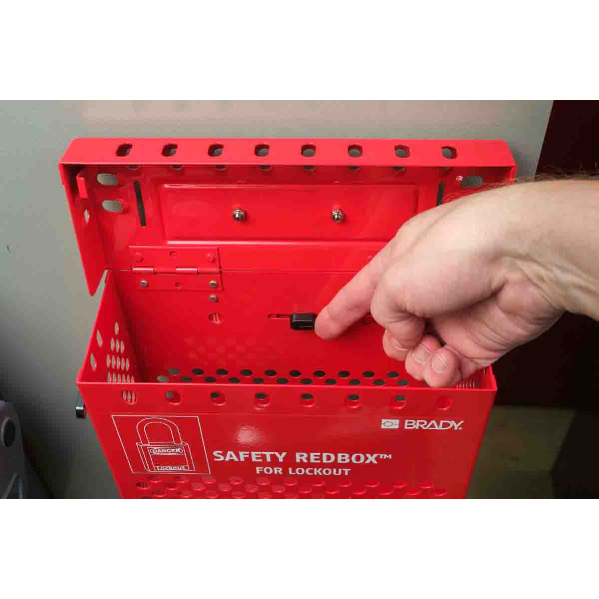 Safety REDBOX Group Lockout Box - Brady Part: 145579 | Brady ...