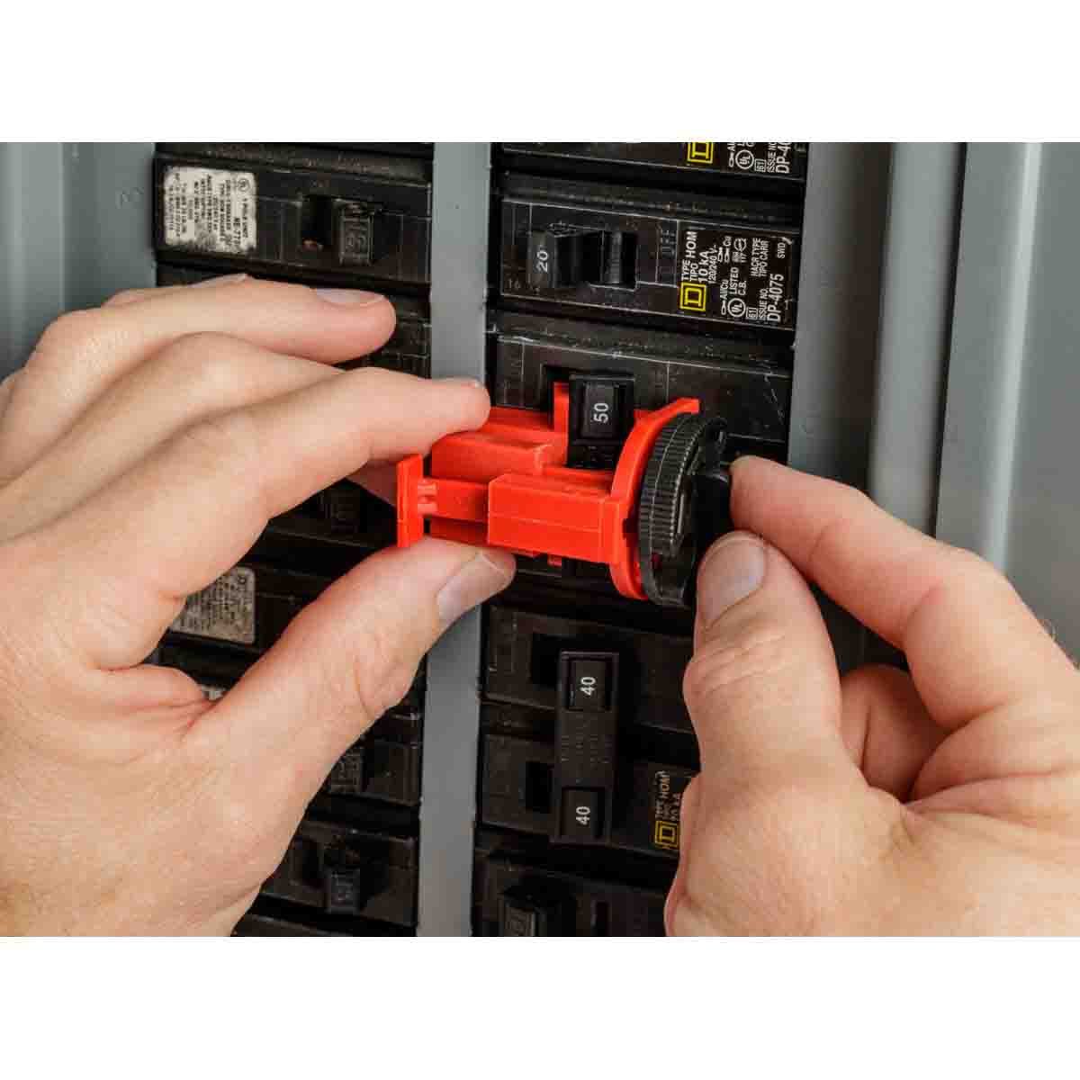 Economy Lockout Toolbox Kit with 3 Padlocks plus Sign and Storage Rack ...