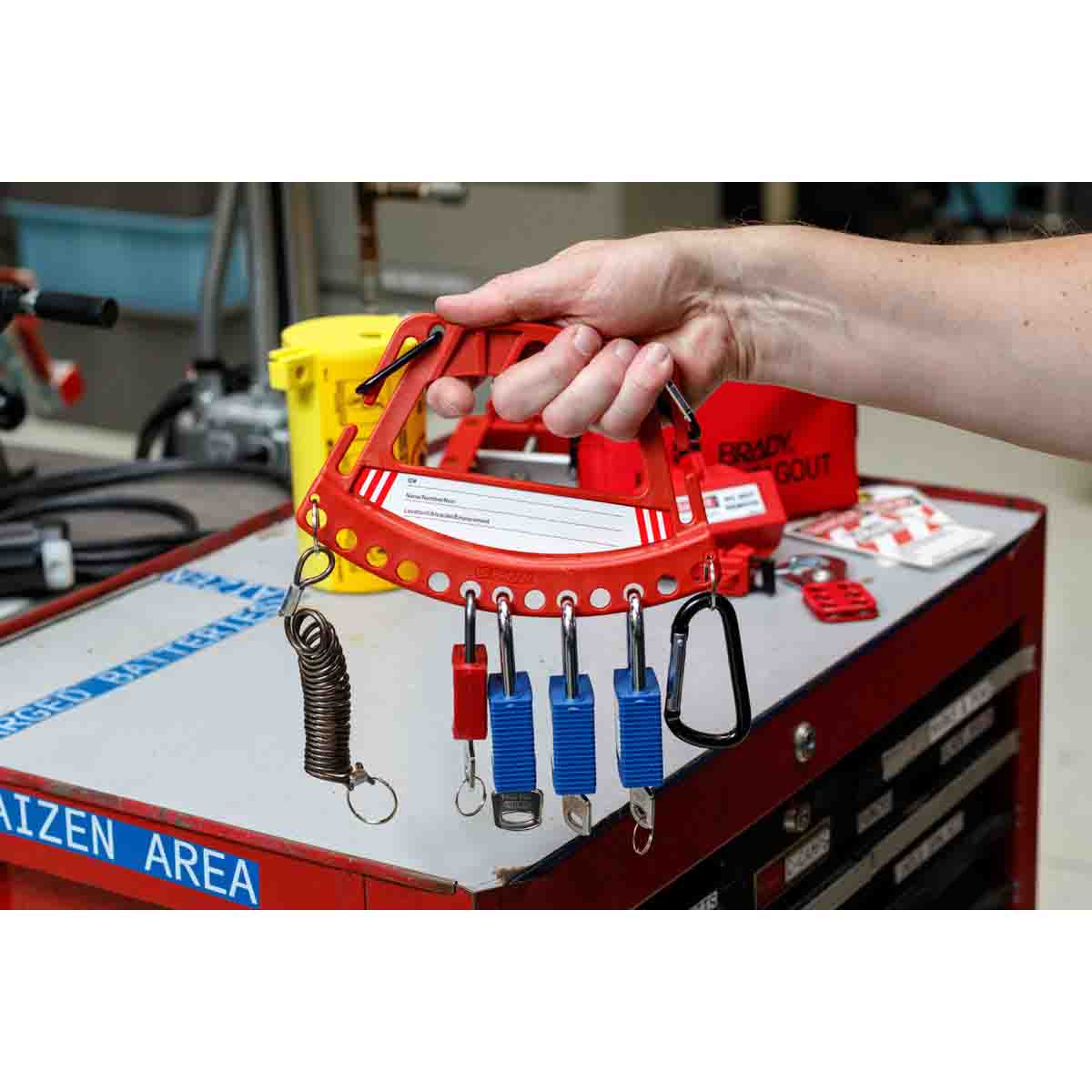 Safety Lock and Tag Carrier Kit - Brady Part: 148867 | Brady | BradyID.com