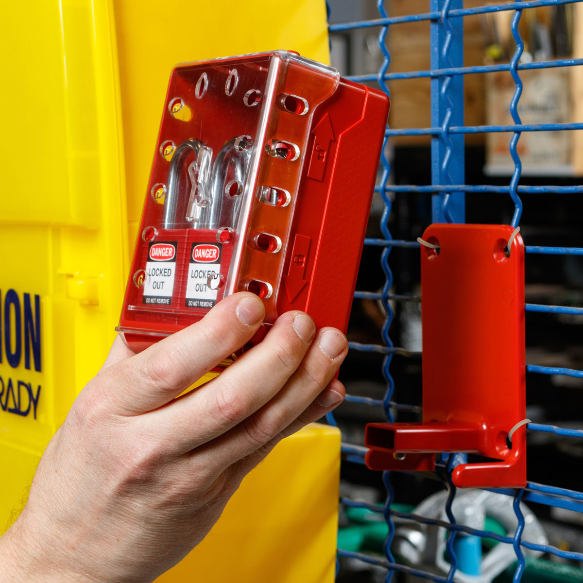 Ultra Compact Lock Box with Keyed-Different Locks - Brady Part: 149175 ...