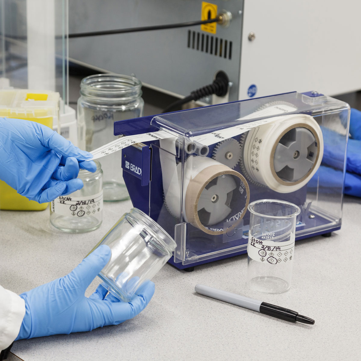 Continuous Material Dispenser with Liner Remover - Brady Part ...