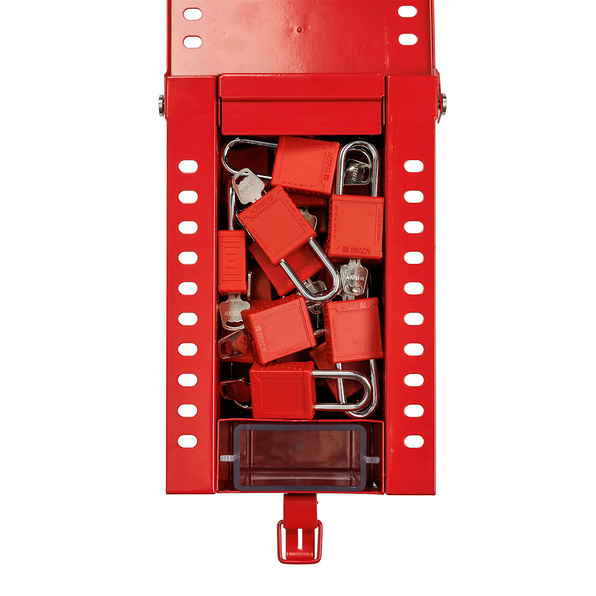 Portable Group Lockout Box, 6.75"H x 12"W x 8.25"D - Brady Part: 175461 ...
