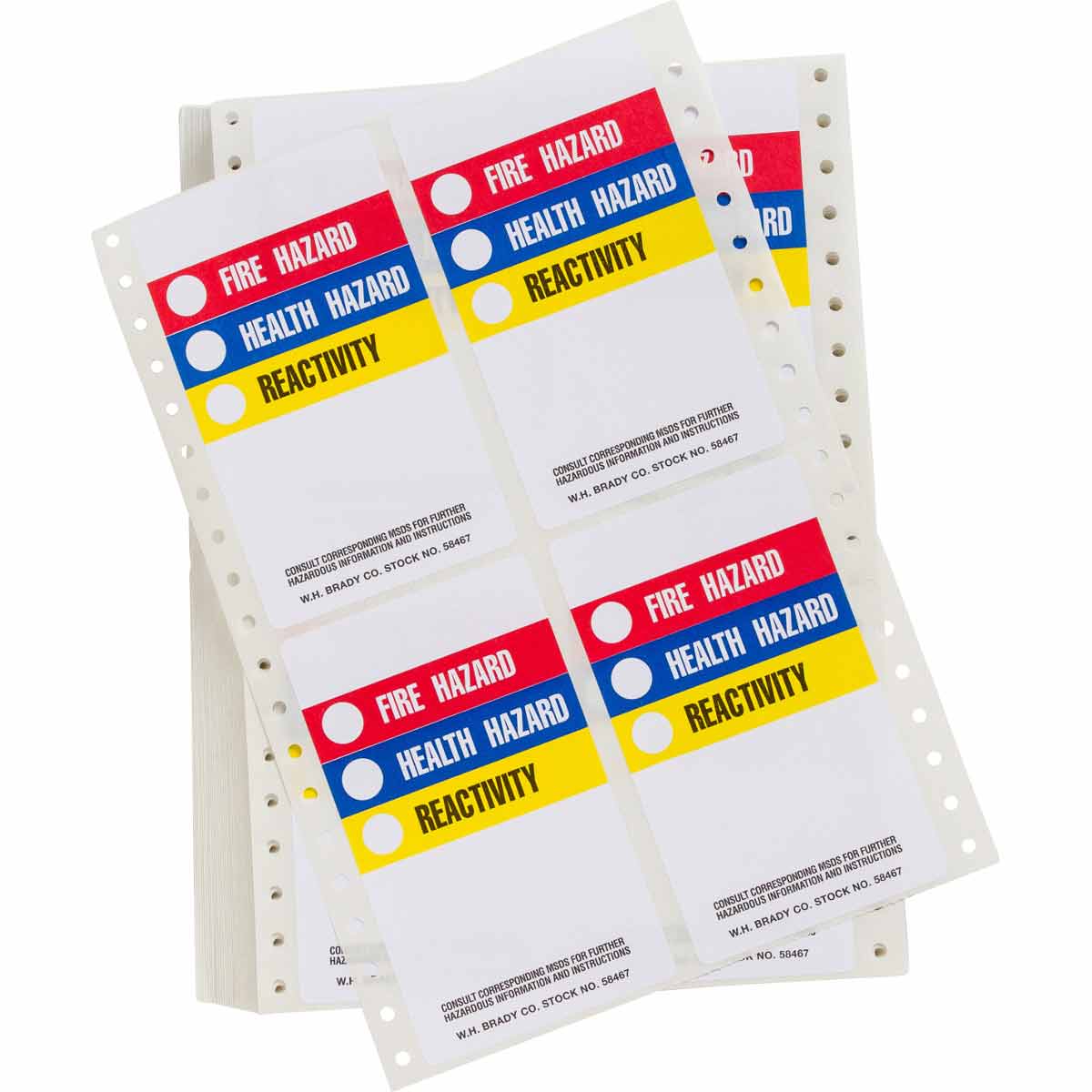 HMIG Labels - Brady Part: 58467 | Brady | BradyID.com