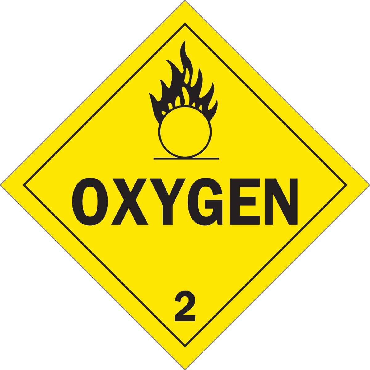Brady Oxygen 2 Sign BradyCanada ca