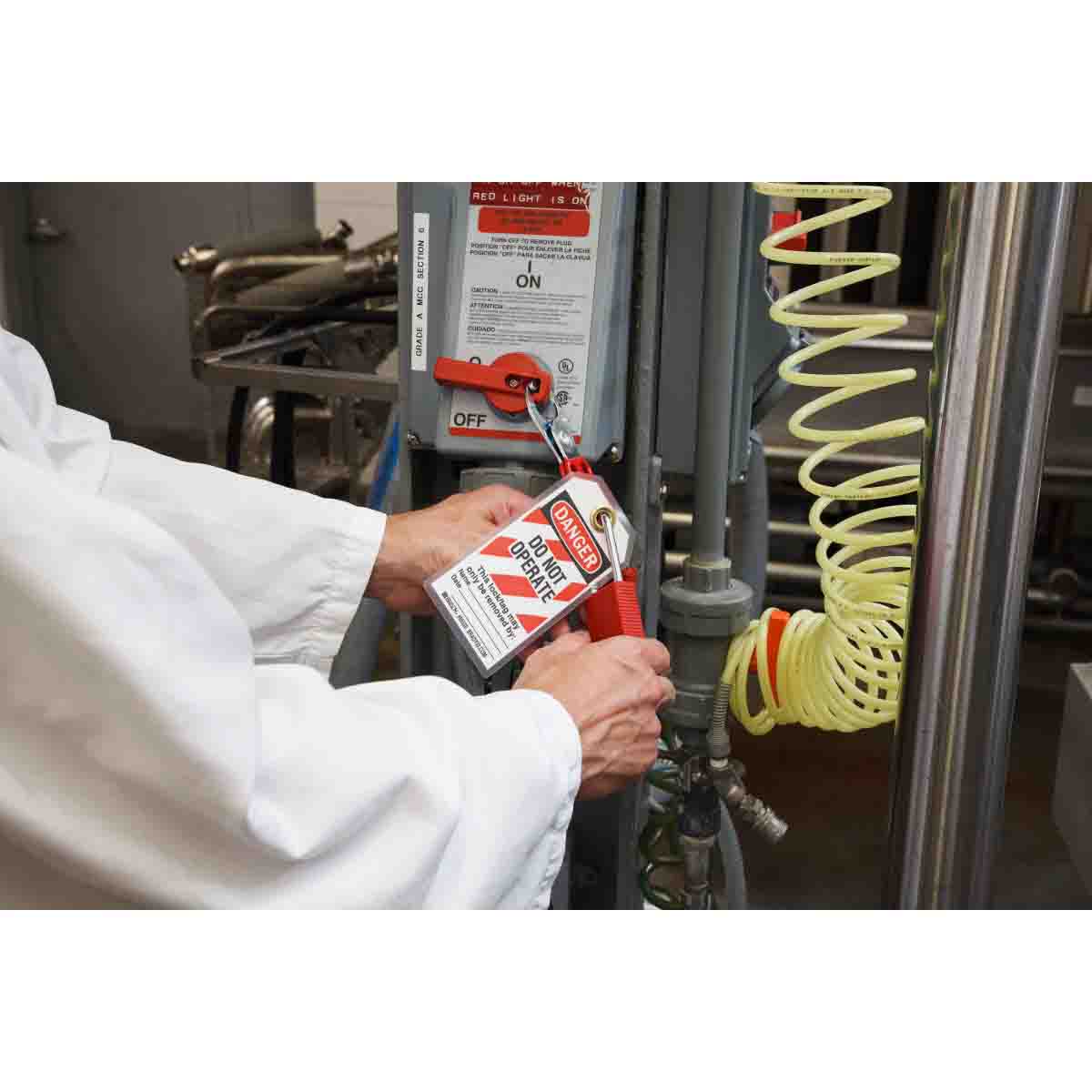 DANGER Do Not Energize Energy Source Lockout Tagout Tags - Brady Part ...