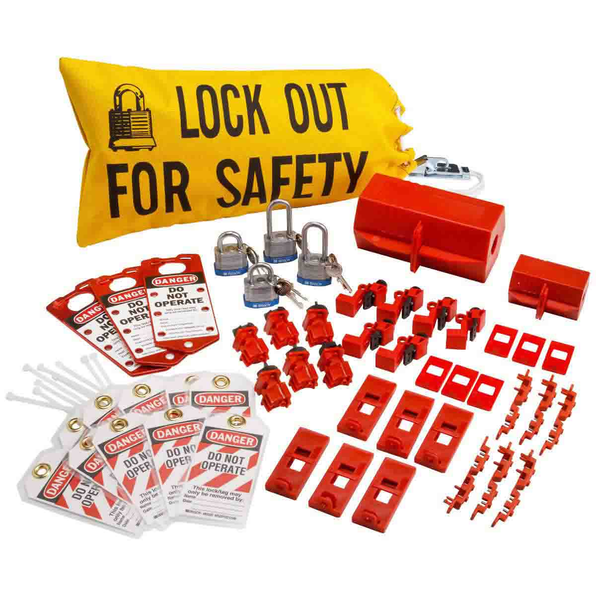 Electrical Lockout Starter Kit - Brady Part: 65777 | Brady | BradyID.com
